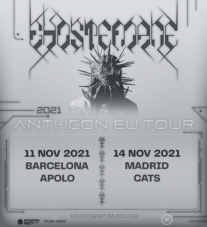 Confirmadas dos conciertos de Ghostemane en España en 2021